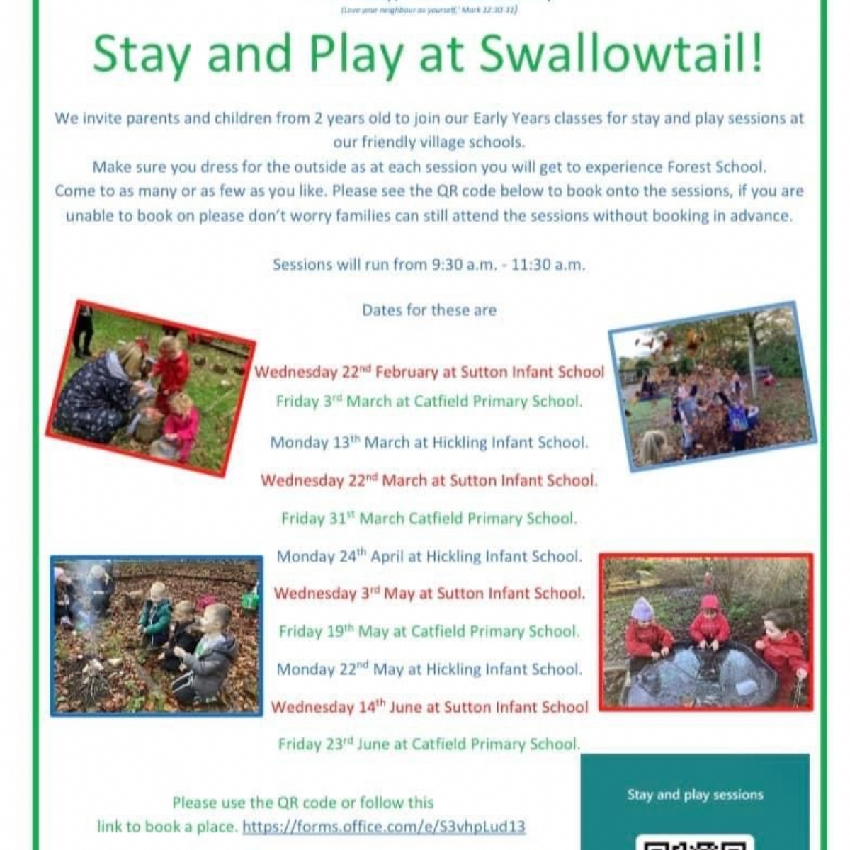 Swallowtail Federation - federation stay and play sessions